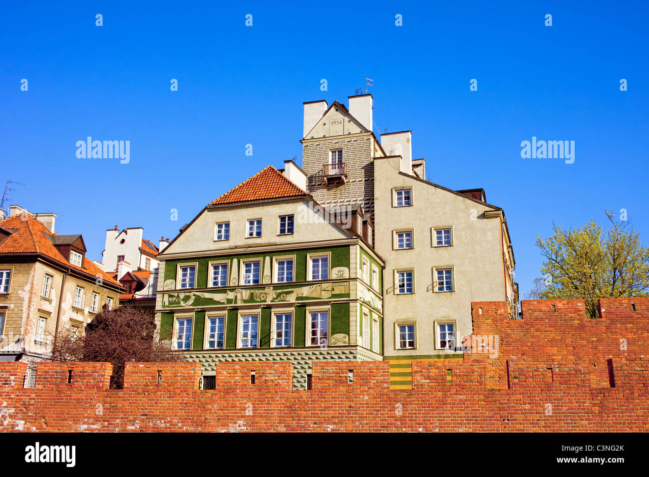 Warsaw medieval building hi-res stock photography and images - Alamy