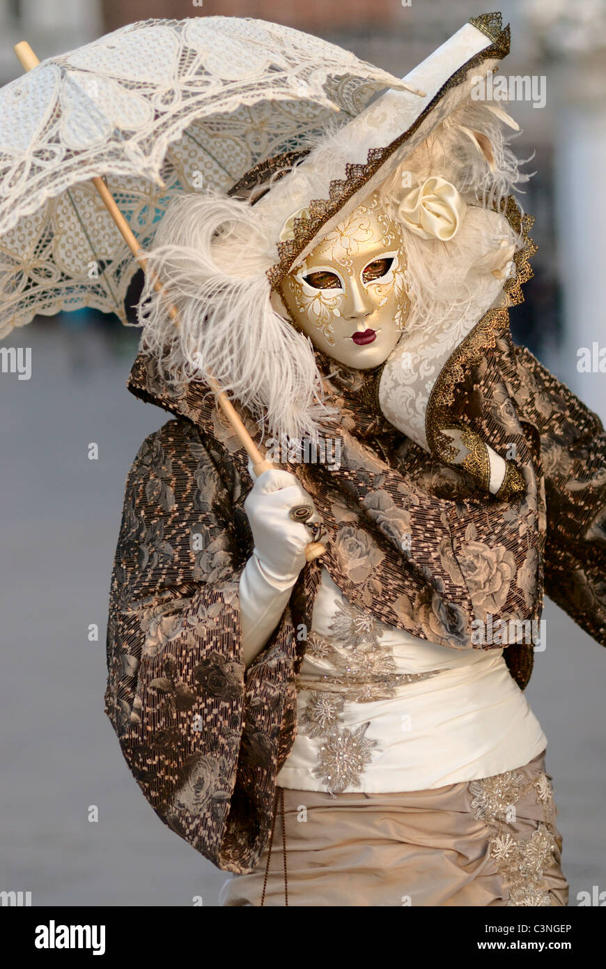 Venice carnival umbrella hi-res stock photography and images - Alamy