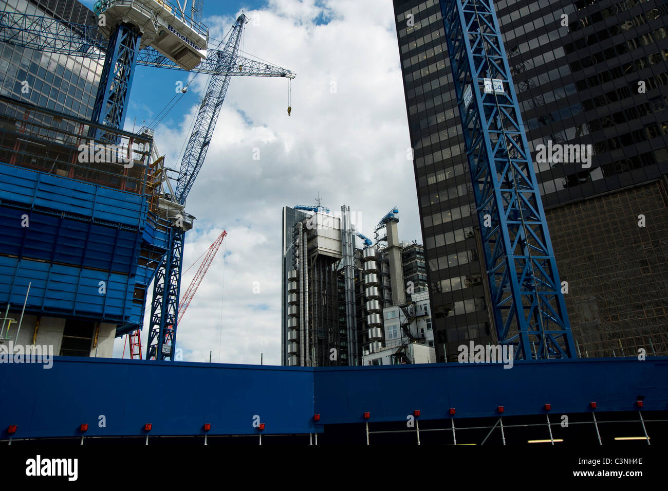 Lloyds Of London Building Construction High Resolution Stock ...