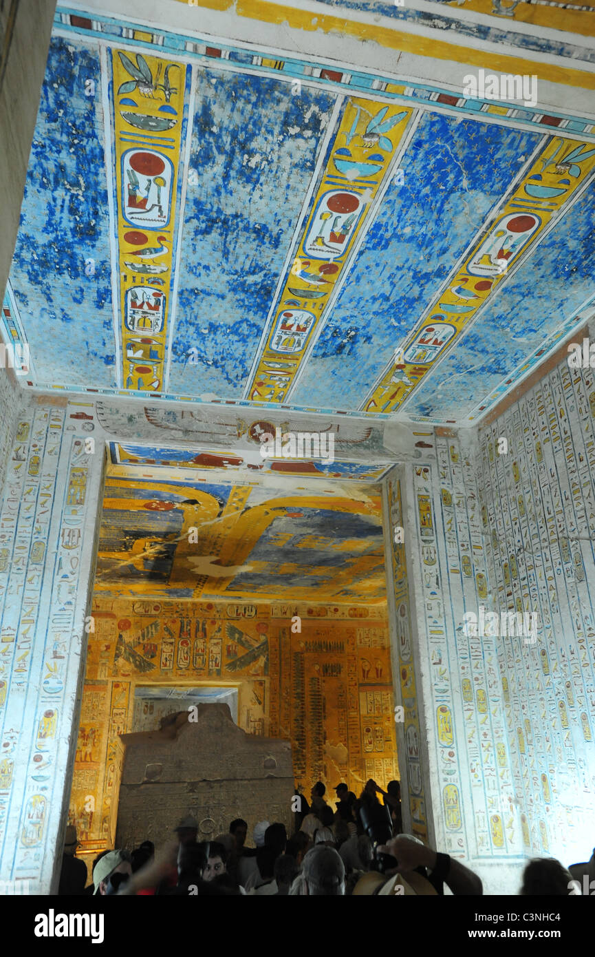 Africa Middle East Egypt Egyptian Tomb of Ramses IV Valley of the Kings ...