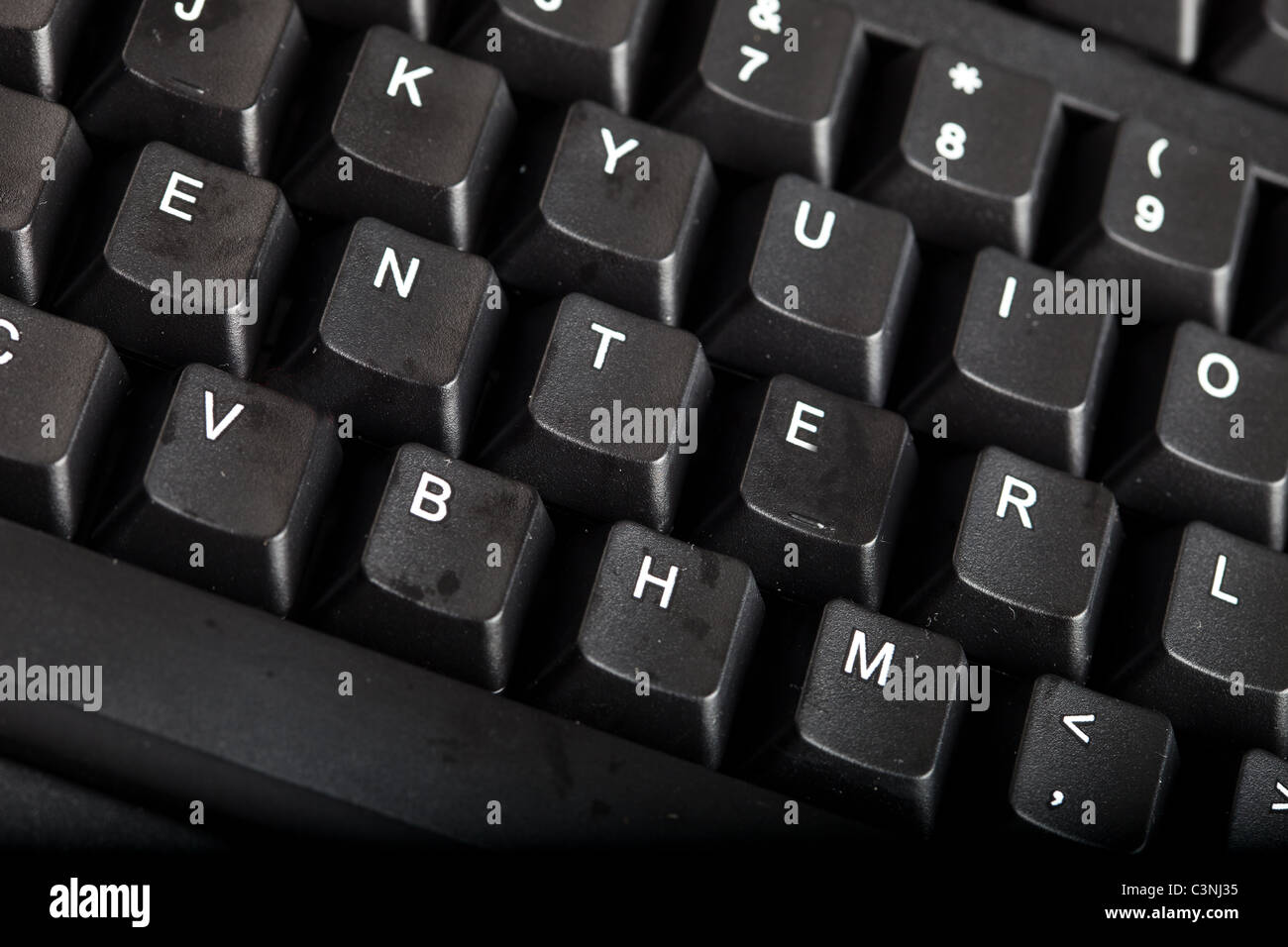 Letters on a keyboard hi-res stock photography and images - Alamy