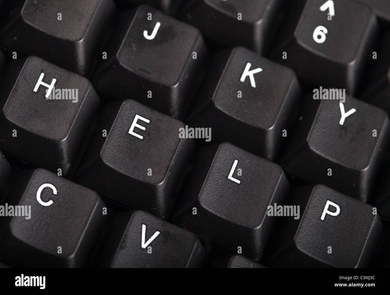 The word help written on a keyboard Stock Photo - Alamy