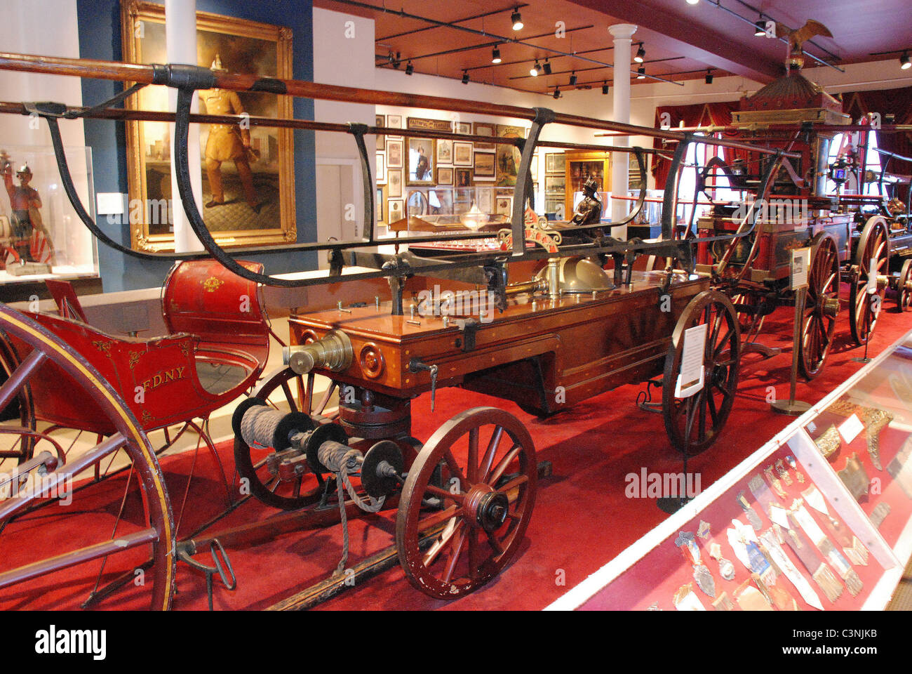 Fire Department museum NewYork Stock Photo - Alamy