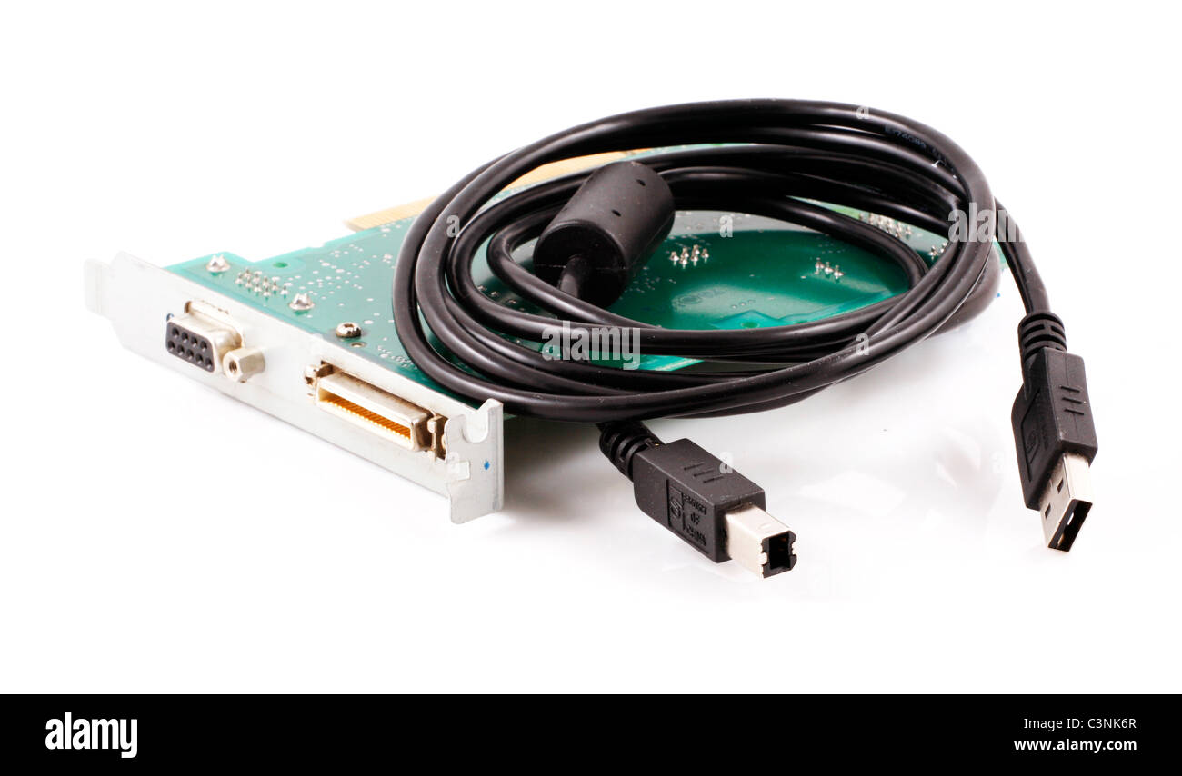 Green computer motherboard Cut Out Stock Images & Pictures - Alamy