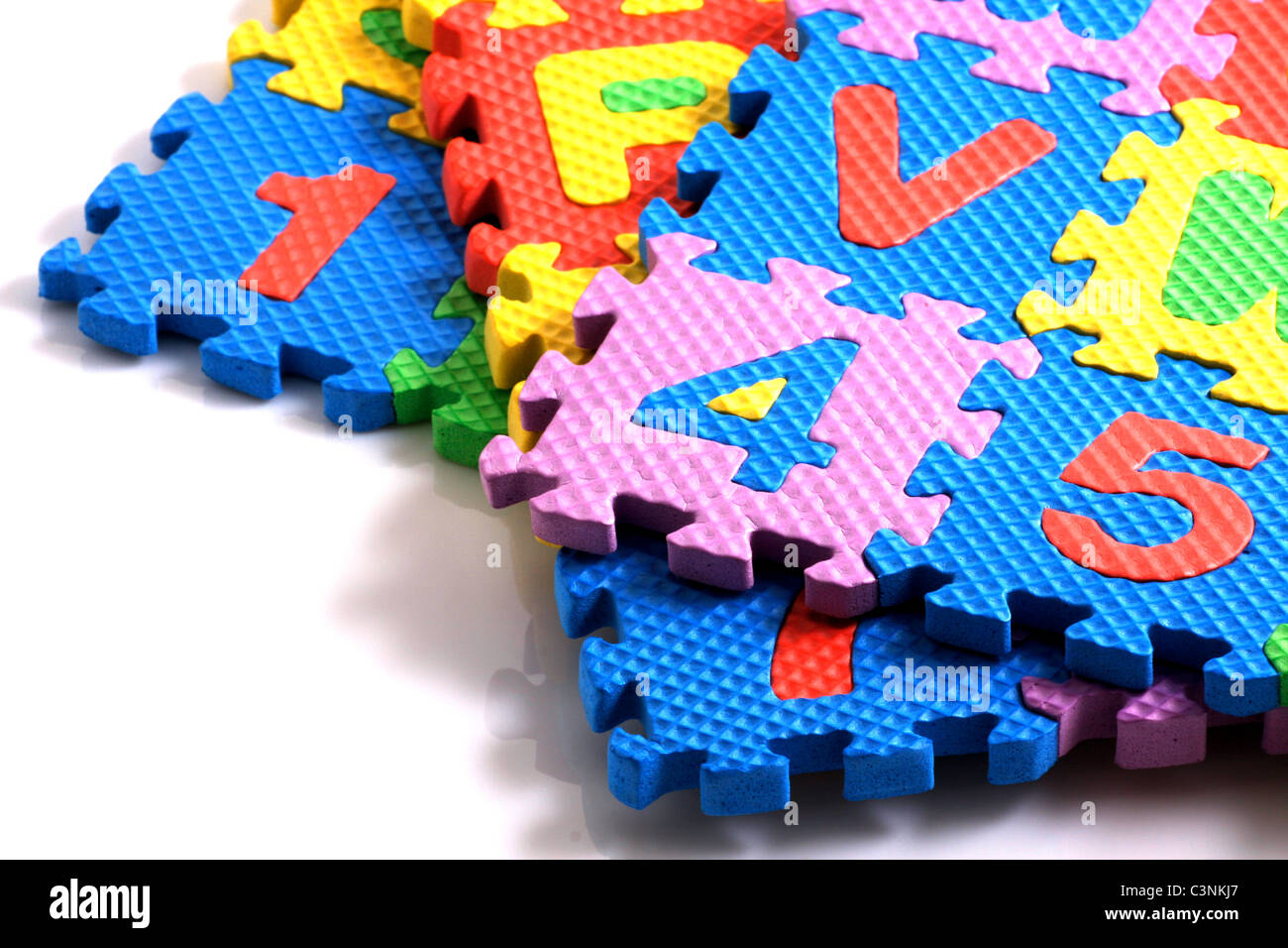 Alphabet puzzle pieces Stock Photo - Alamy