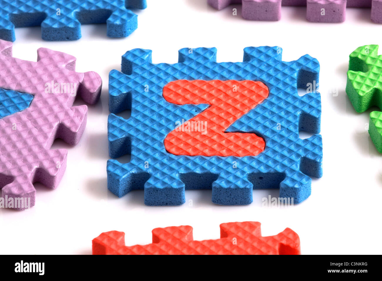 Alphabet puzzle pieces Stock Photo - Alamy