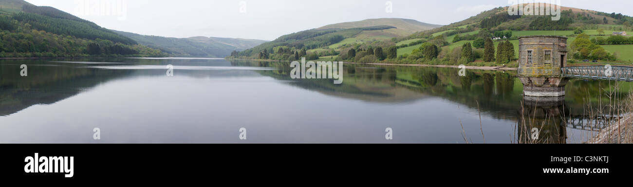Talybont Reservoir and Forest. Near Talybont on Usk, Brecon Beacons ...
