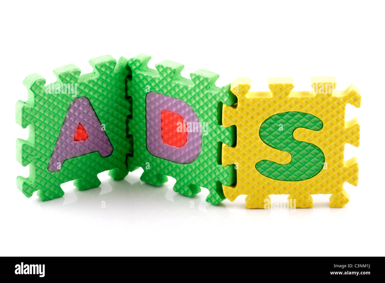 Kids playing alphabet letter blocks Cut Out Stock Images & Pictures - Alamy