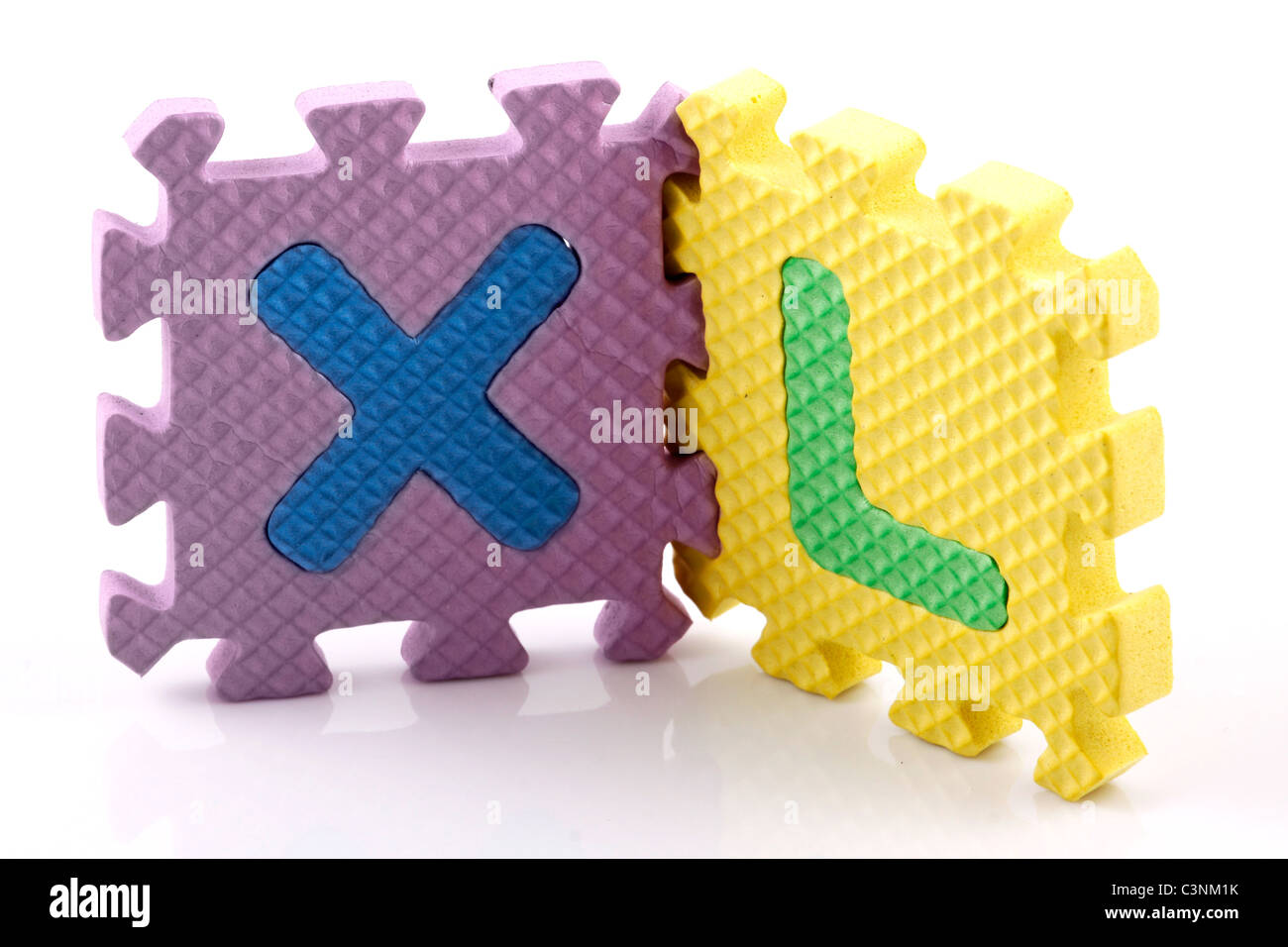 Alphabet puzzle pieces Stock Photo - Alamy