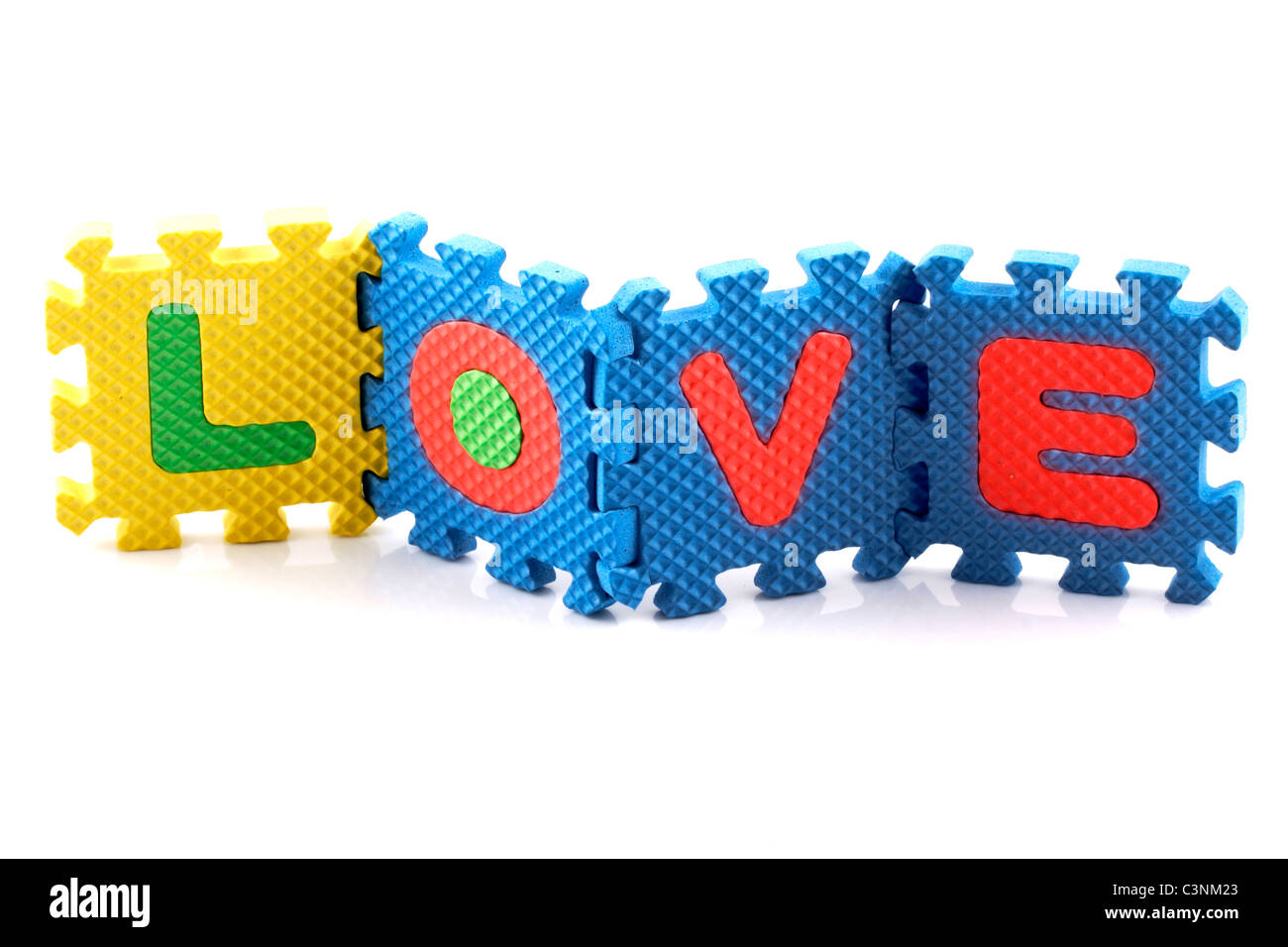 Alphabet puzzle pieces Stock Photo - Alamy