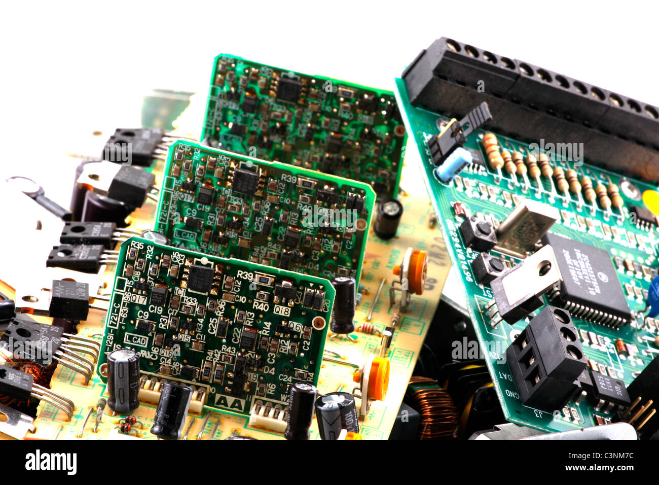 Computer hardware & components Stock Photo - Alamy