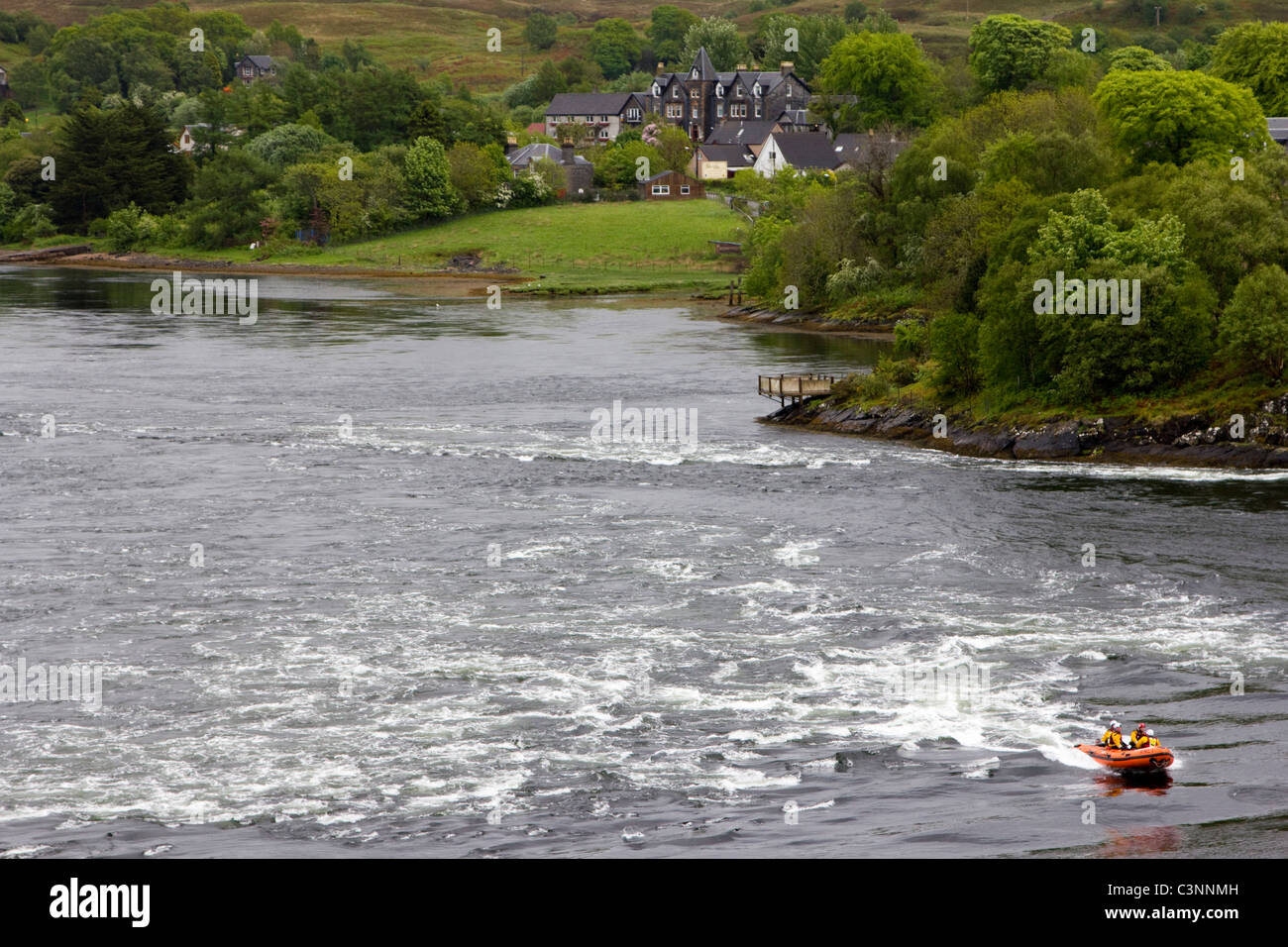 The Falls of Lora loch etive by connel bridge Argyll and Bute scotland ...