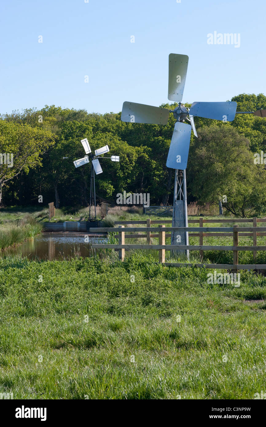 Wind Pumps. Installed Calthorpe Broad, NNR, SSSI, to maintain ...