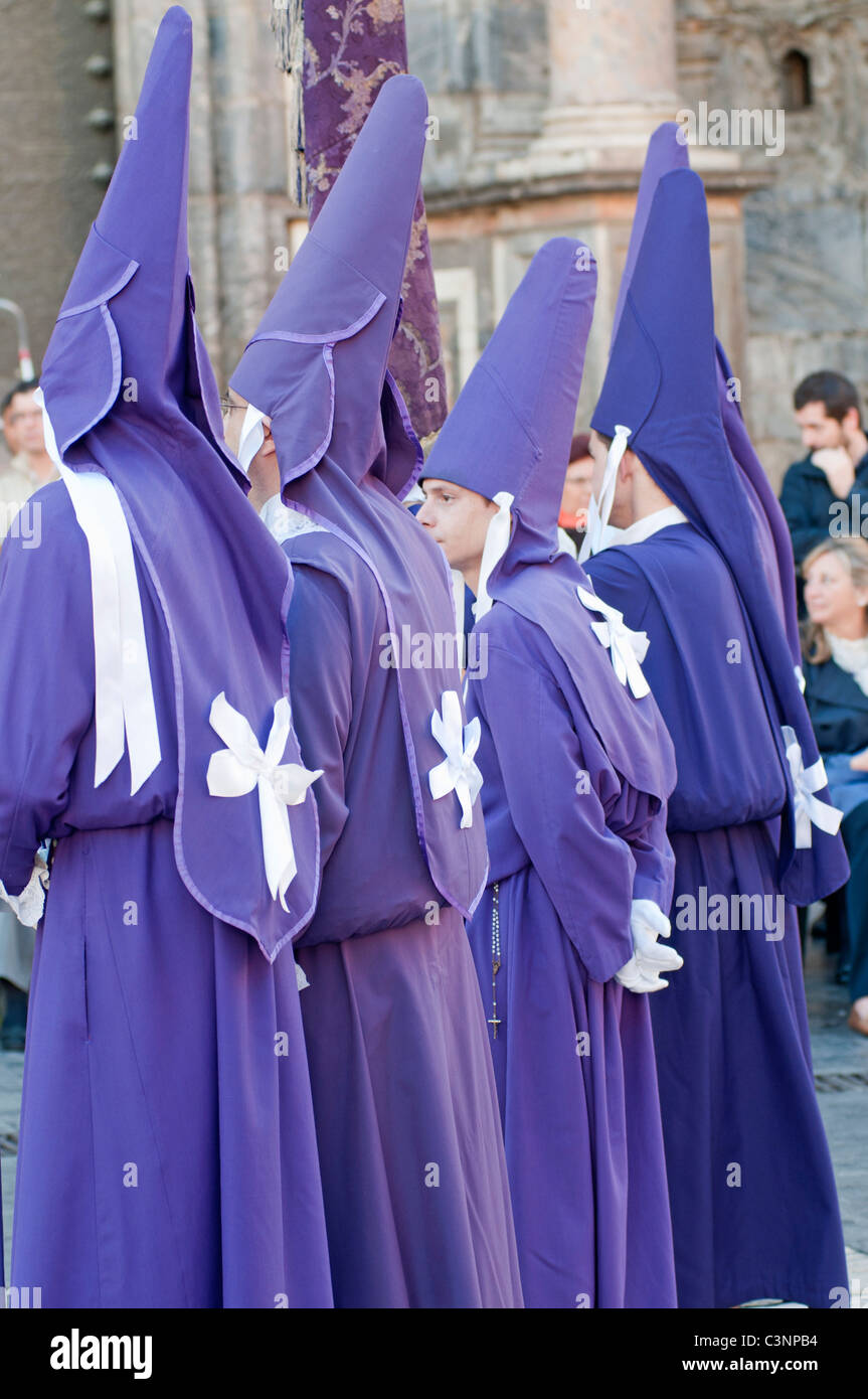 Morning Good Friday or Holy Friday Easter procession through the ...