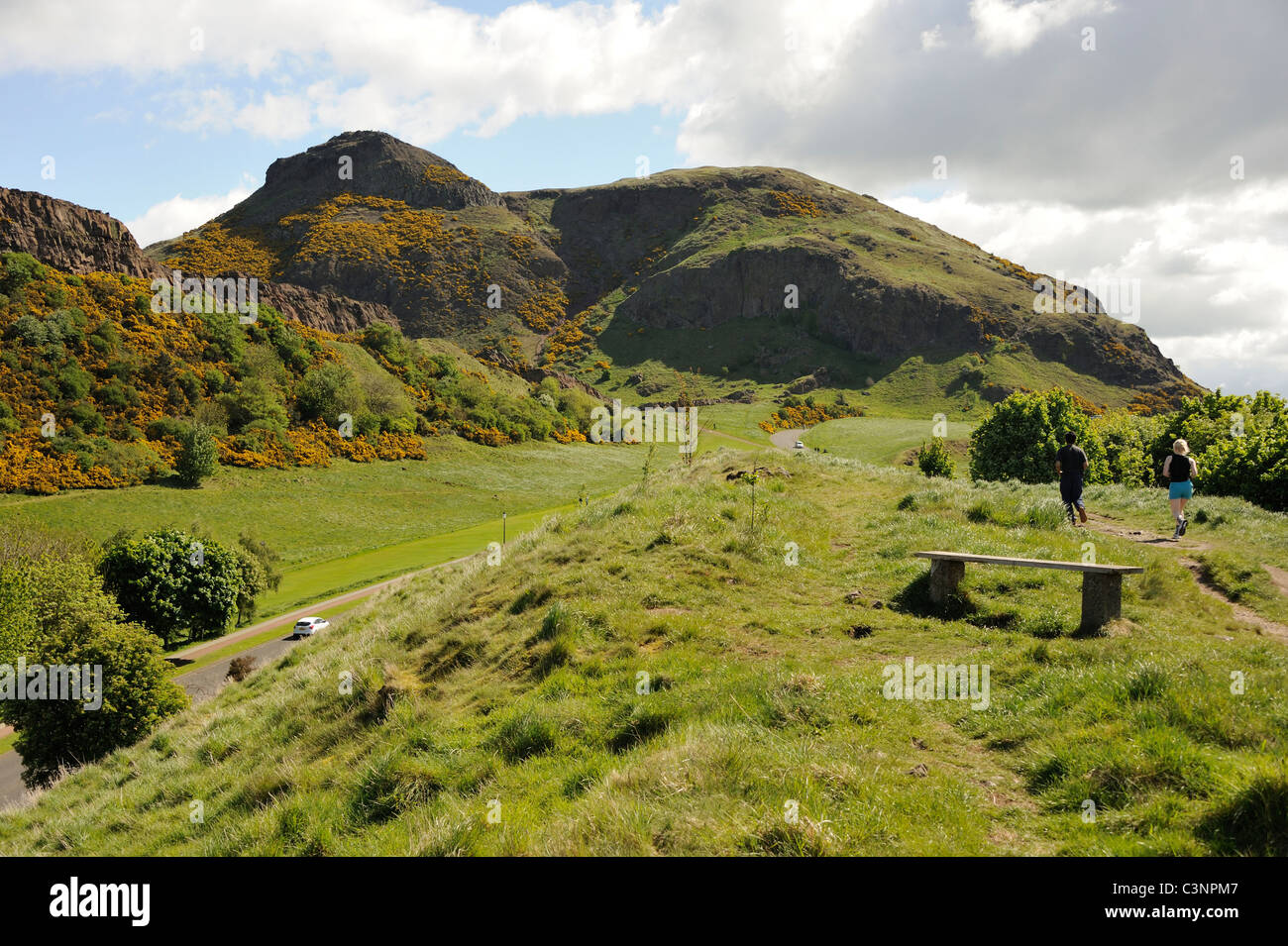 Arthur's Seat ,an 823 feet high hill in Holyrood Park in the centre of ...