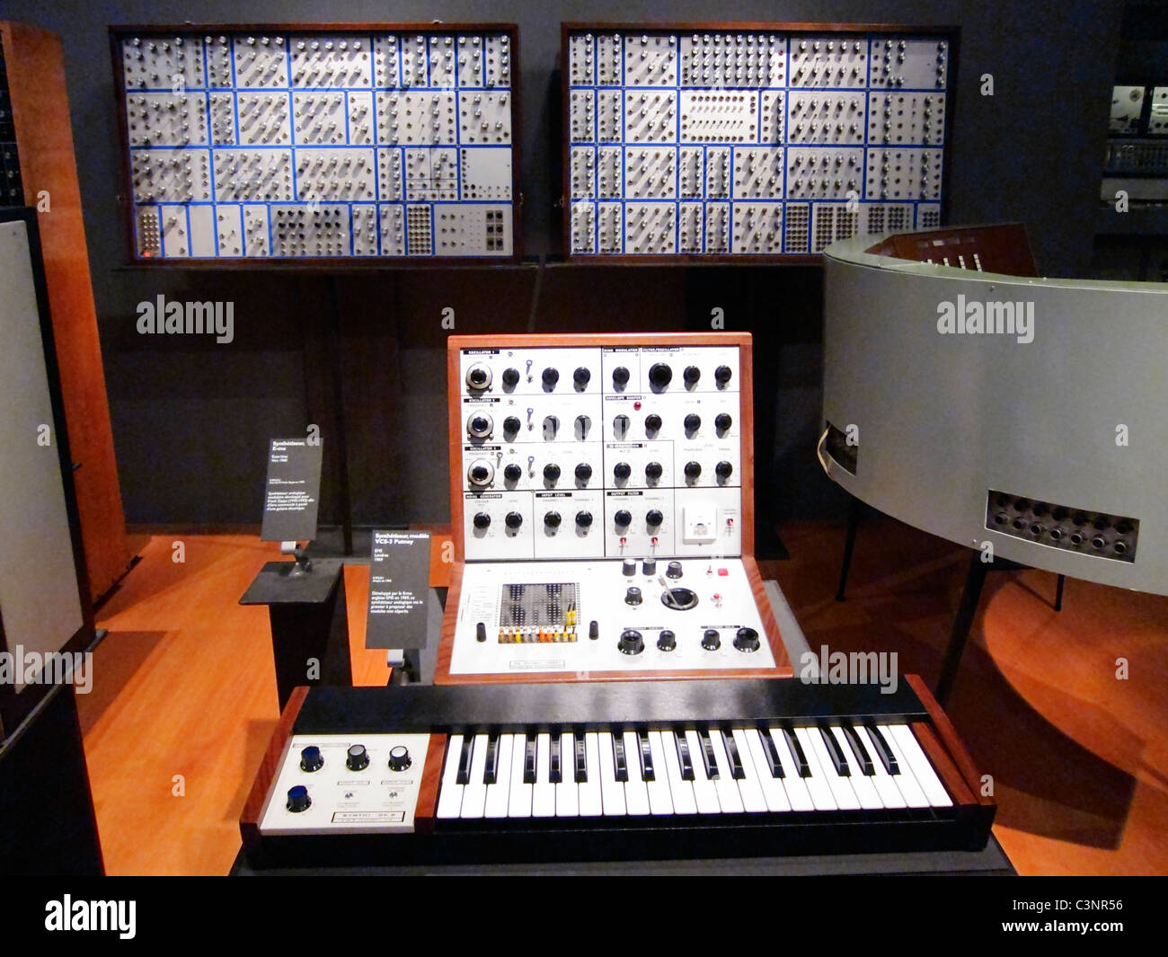 Paris, France, Outdated Vintage Old Computer on Display in "Musee de la ...