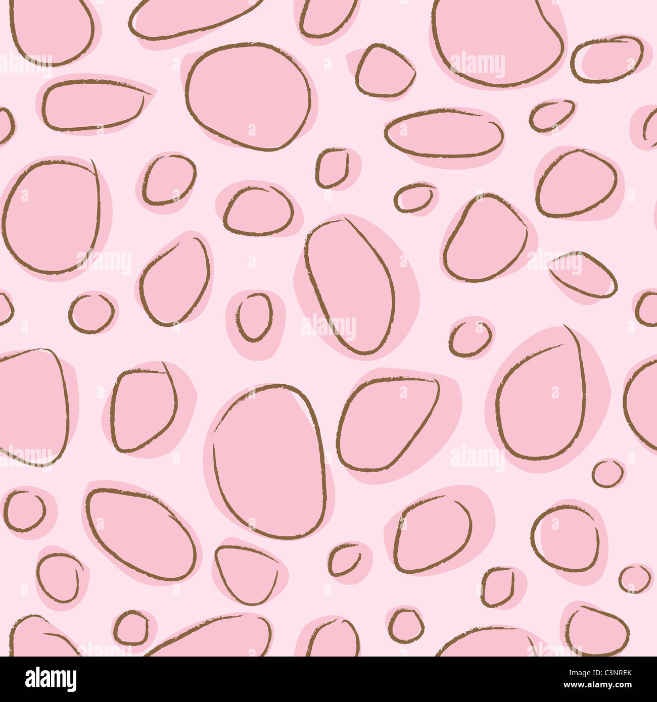 snakeskin repeatable seamless pattern with pink spots and brown roughly ...