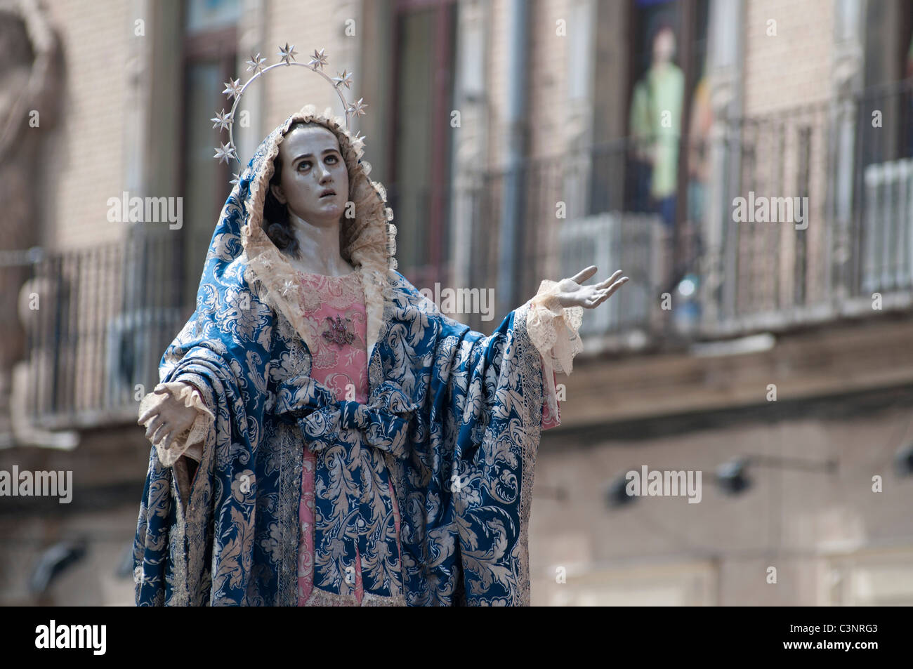Morning Good Friday or Holy Friday Easter procession through the ...