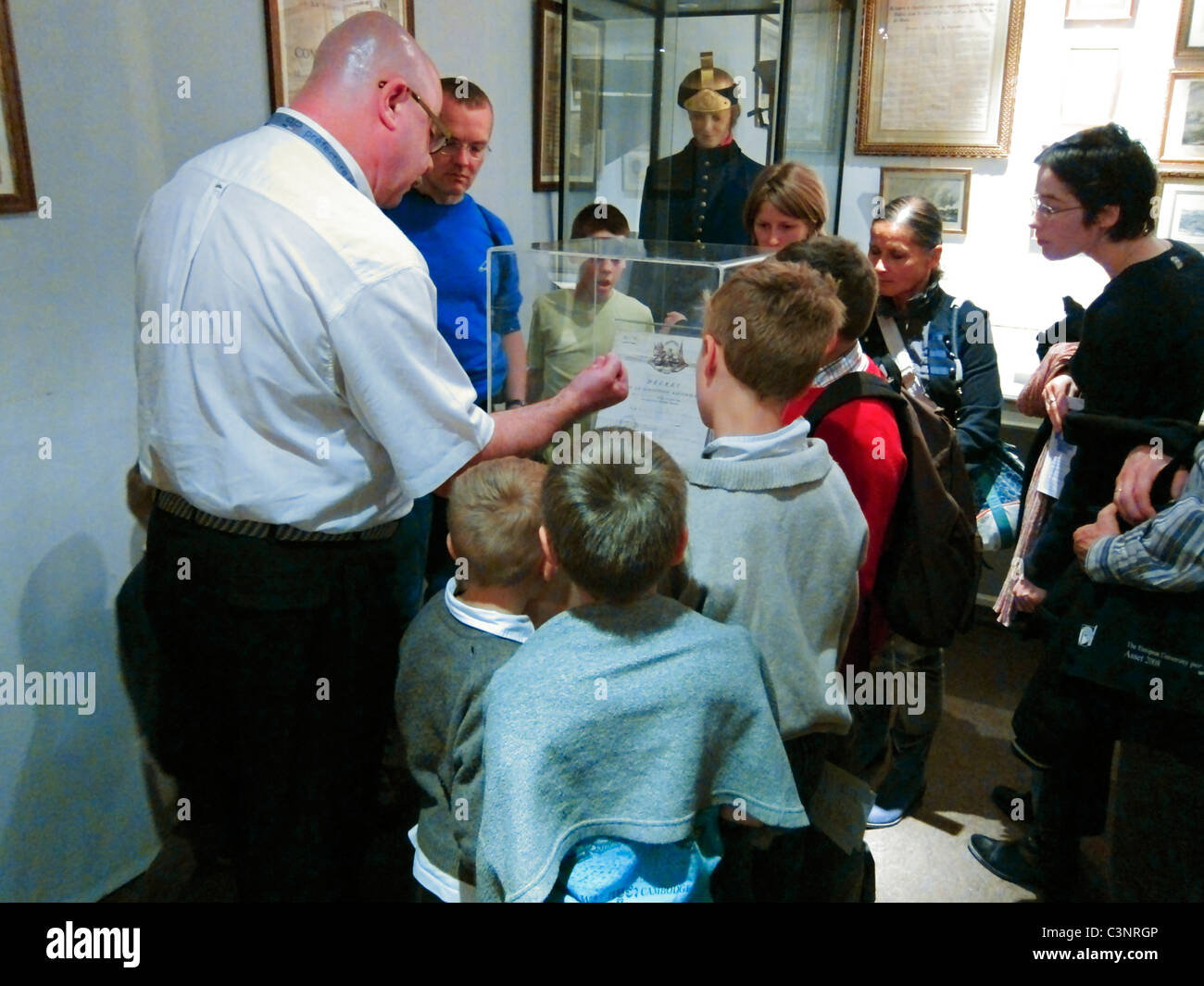 Paris, France, People Visiting Musee de la Prefecture de Paris, Police ...
