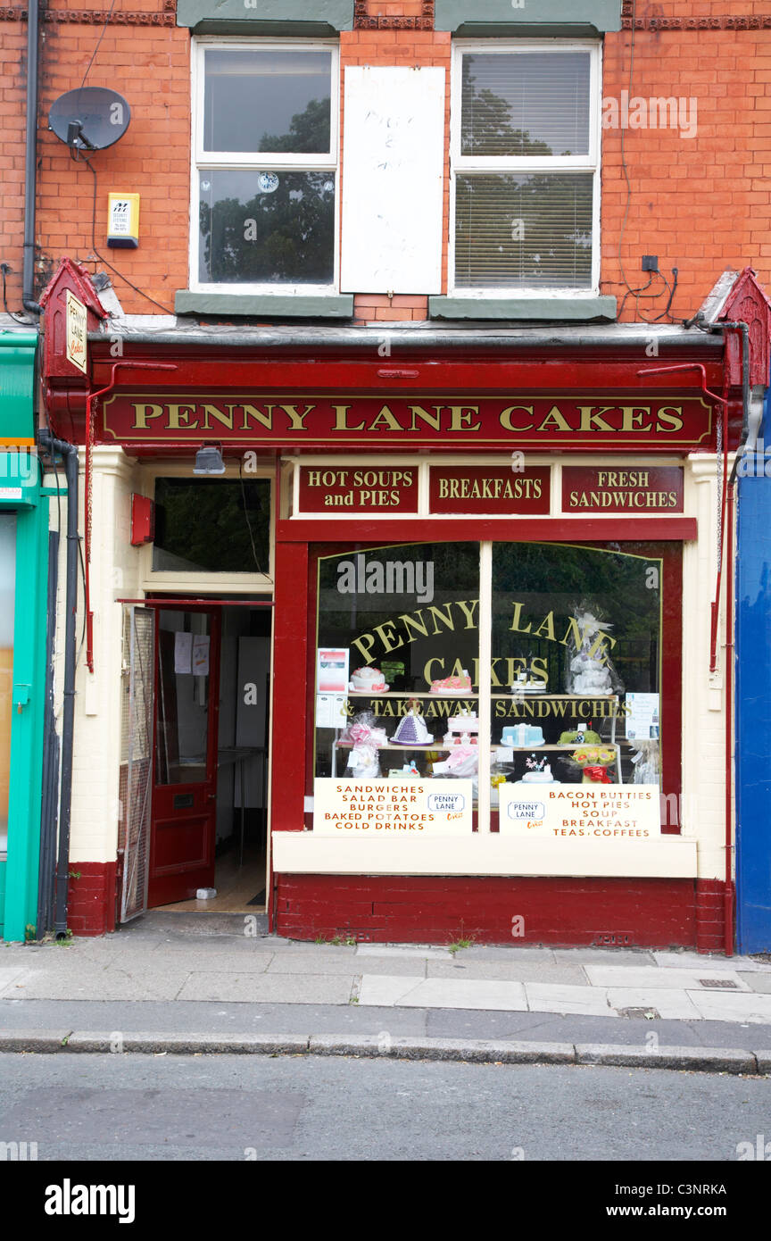 Famous penny lane in liverpool hi-res stock photography and images - Alamy