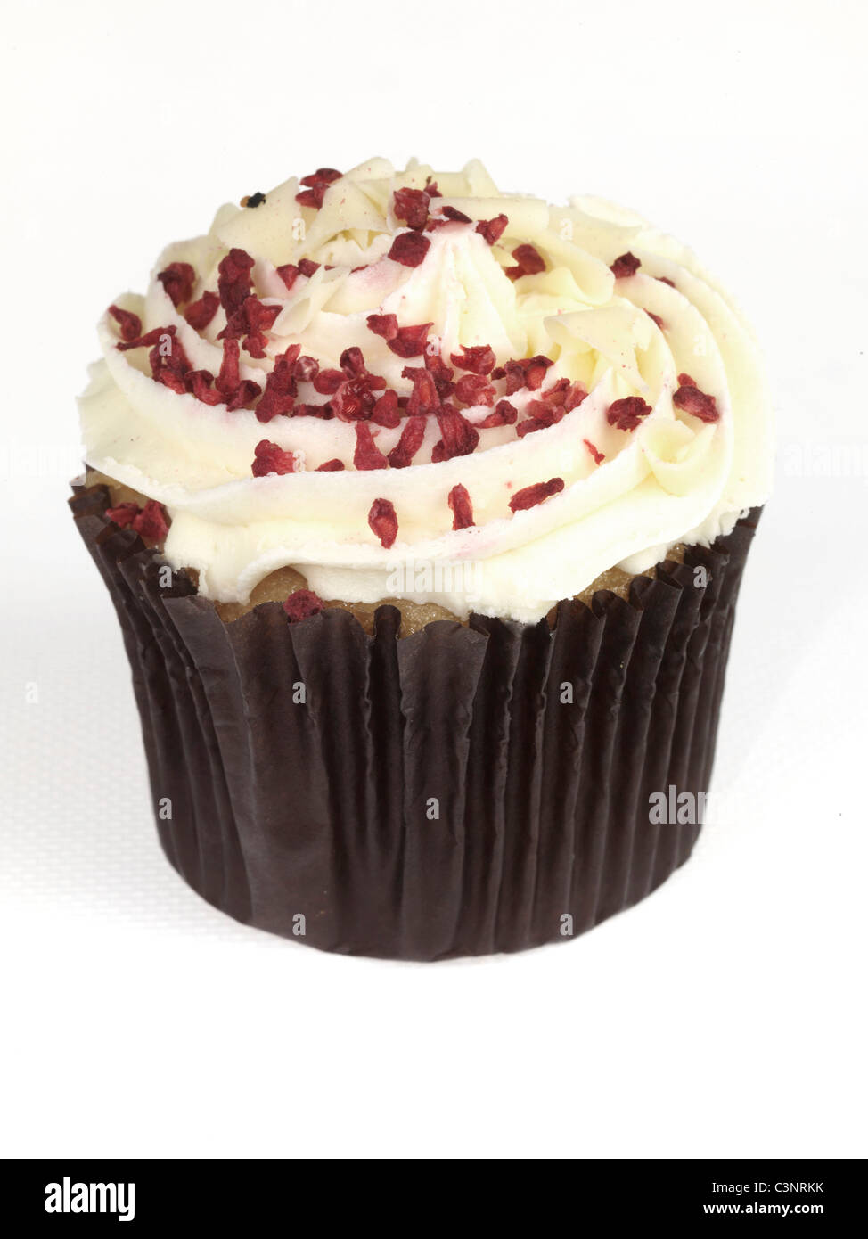 Raspberry Cup Cake Stock Photo - Alamy