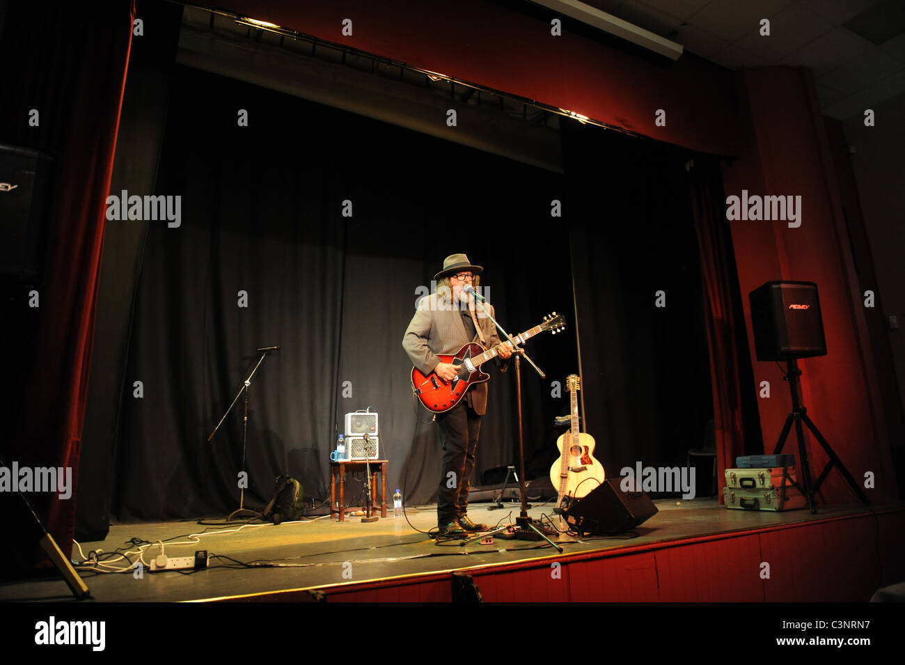 American singer-songwriter and guitarist Peter Case performing at ...