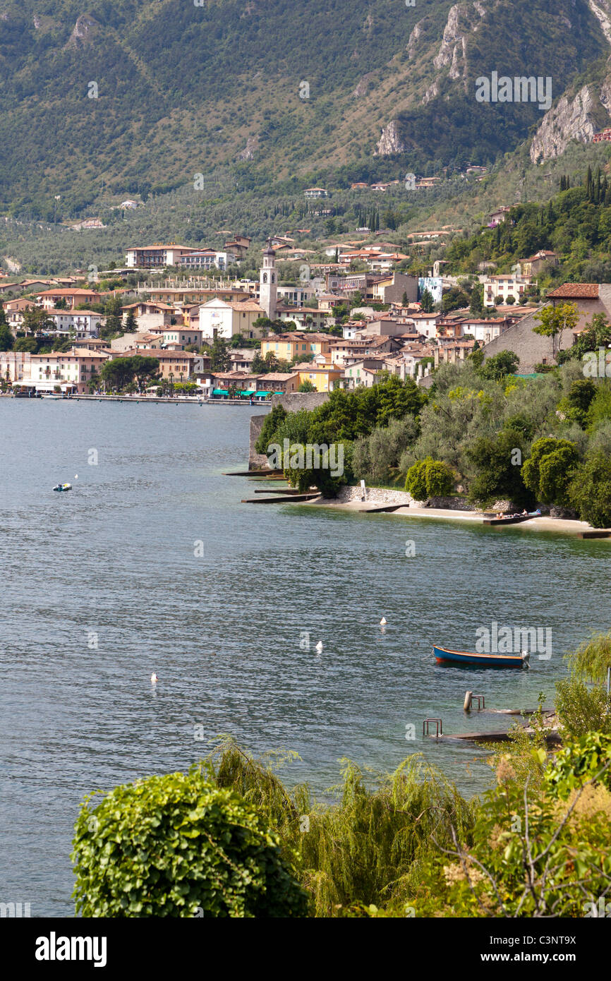 View of Limone sul Garda Lake Garda Italy Stock Photo - Alamy