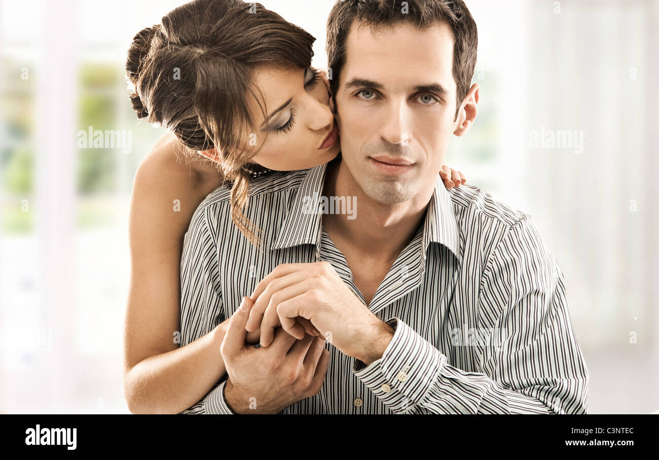 photo of amazing wedding couple Stock Photo - Alamy