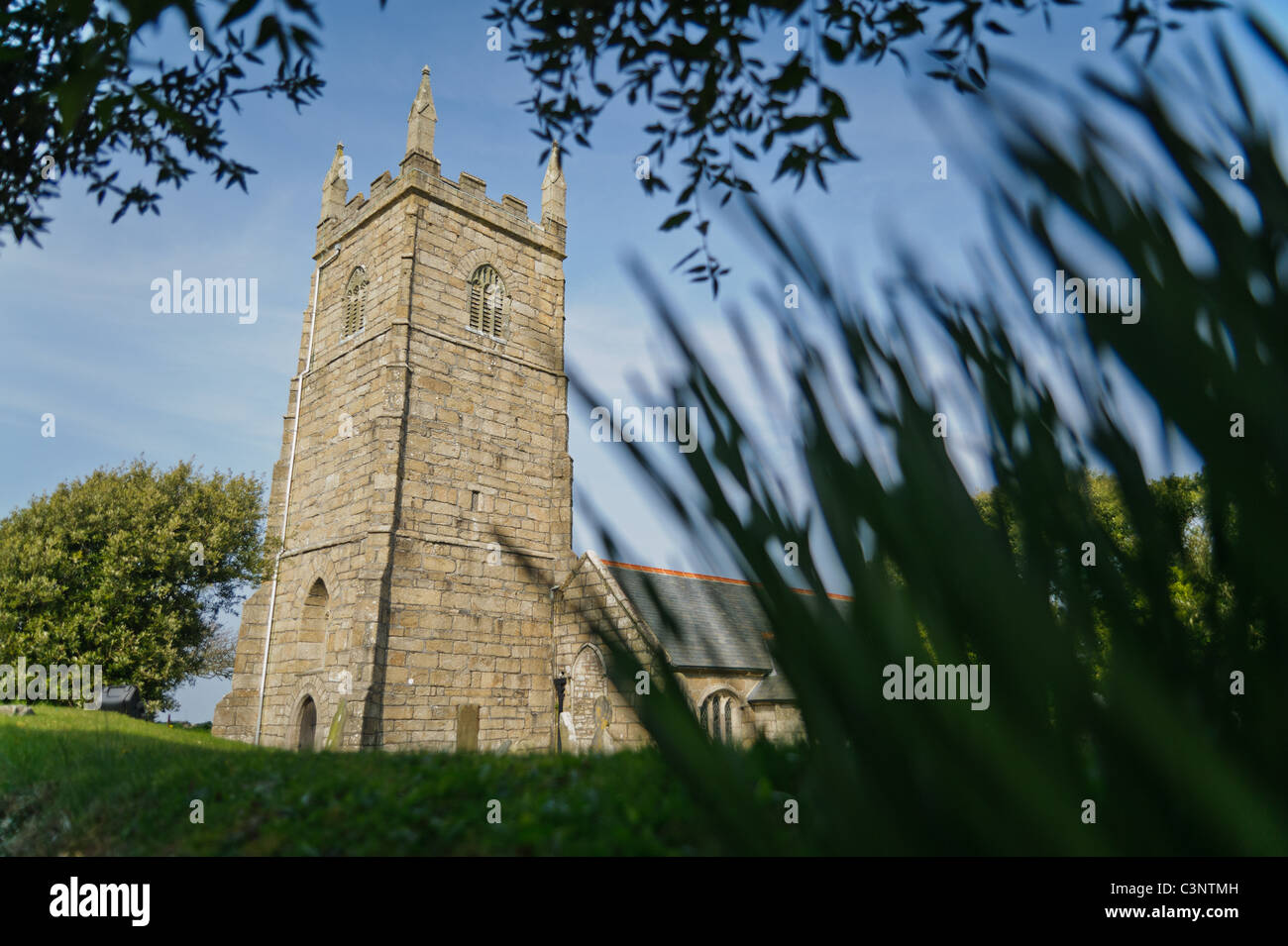 St Uny church, Lelant Stock Photo - Alamy