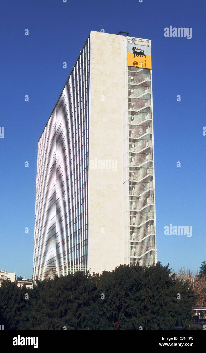 ENI building, EUR, Rome Stock Photo - Alamy