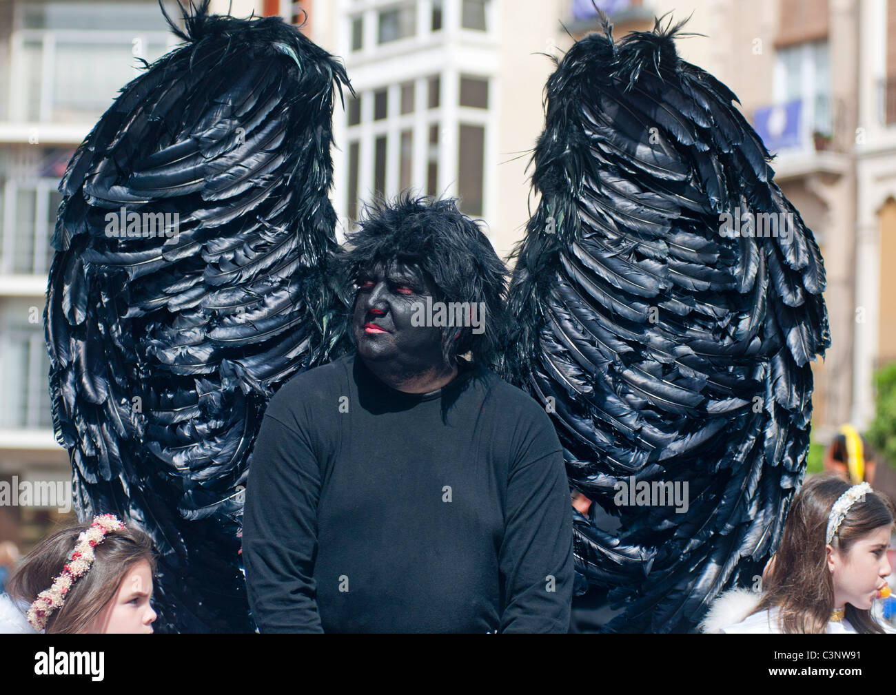 The Devil in chains leads the Resuurection Day, Domingo de Resurreccion ...