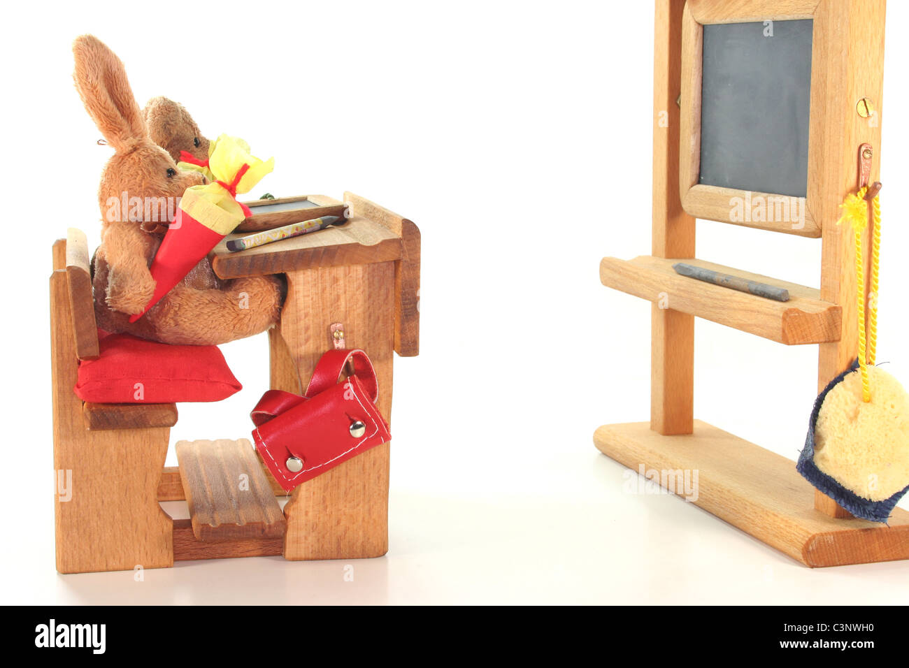 No name plush toy with Conical Bag of Sweets for the first school day ...