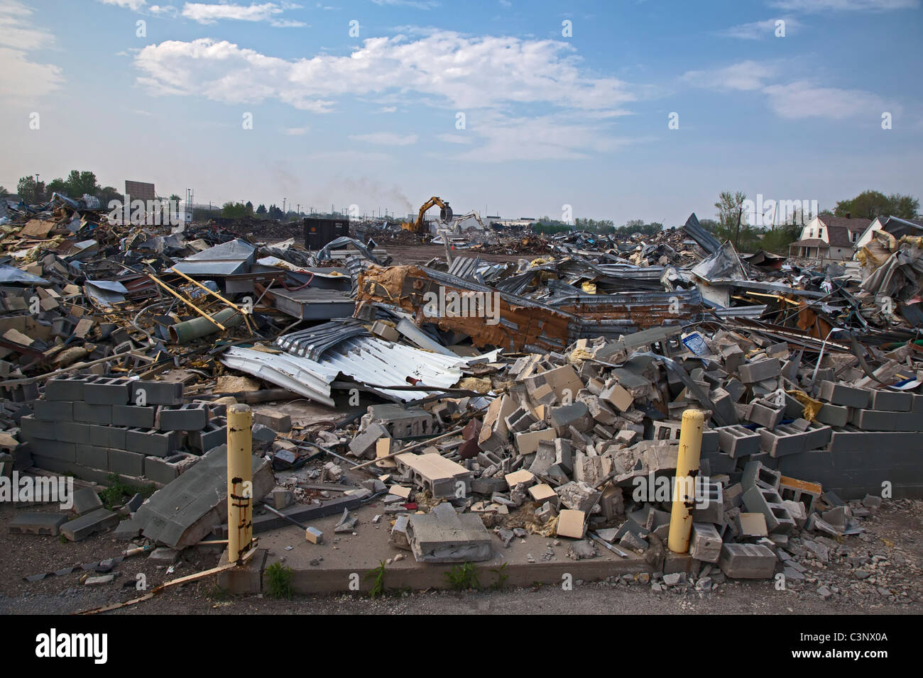 Demolition factory america hi-res stock photography and images - Alamy