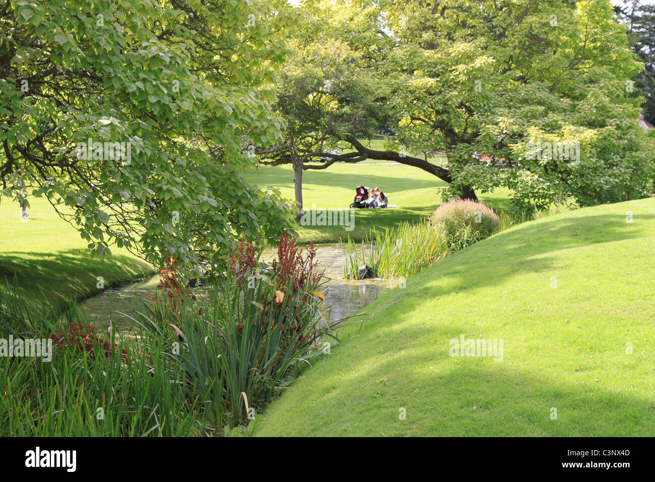 A beautiful river next to Hever Castle, Edenbridge, Kent Stock Photo ...