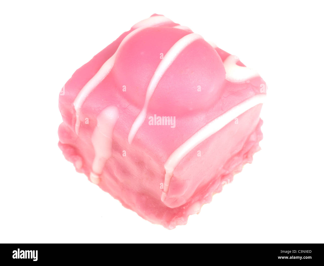 Fresh Tasty Individual Colourful Iced Fondant Fancy Cakes Isolated ...