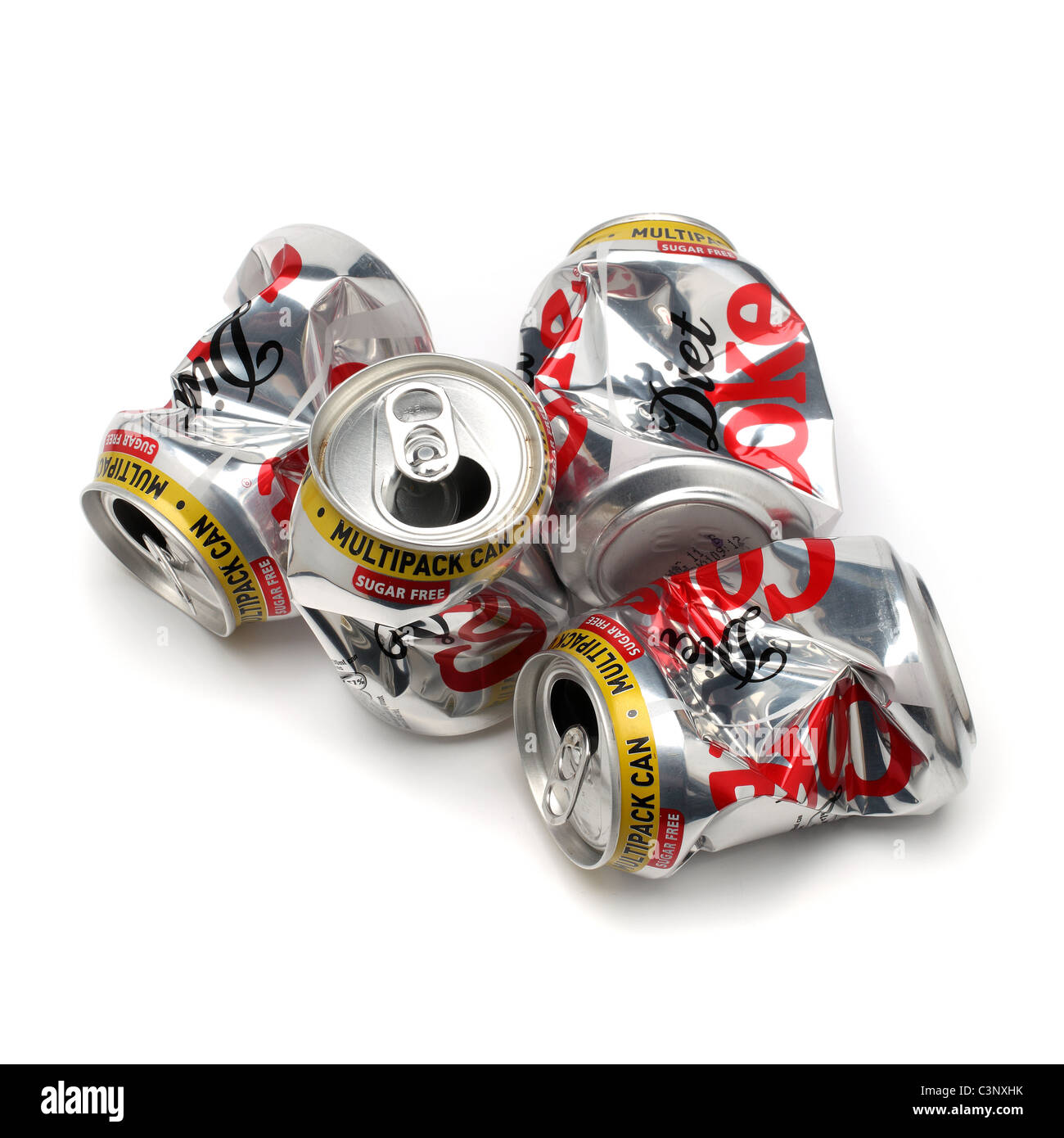 recycling tin metallic package Stock Photo - Alamy