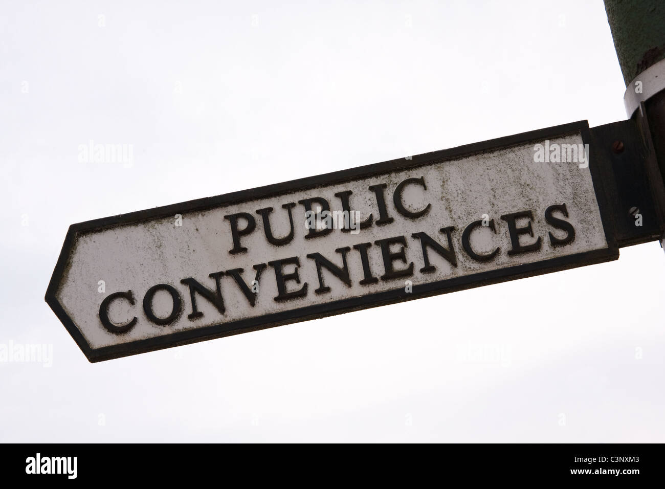 Old fashioned Public Conveniences sign Stock Photo - Alamy