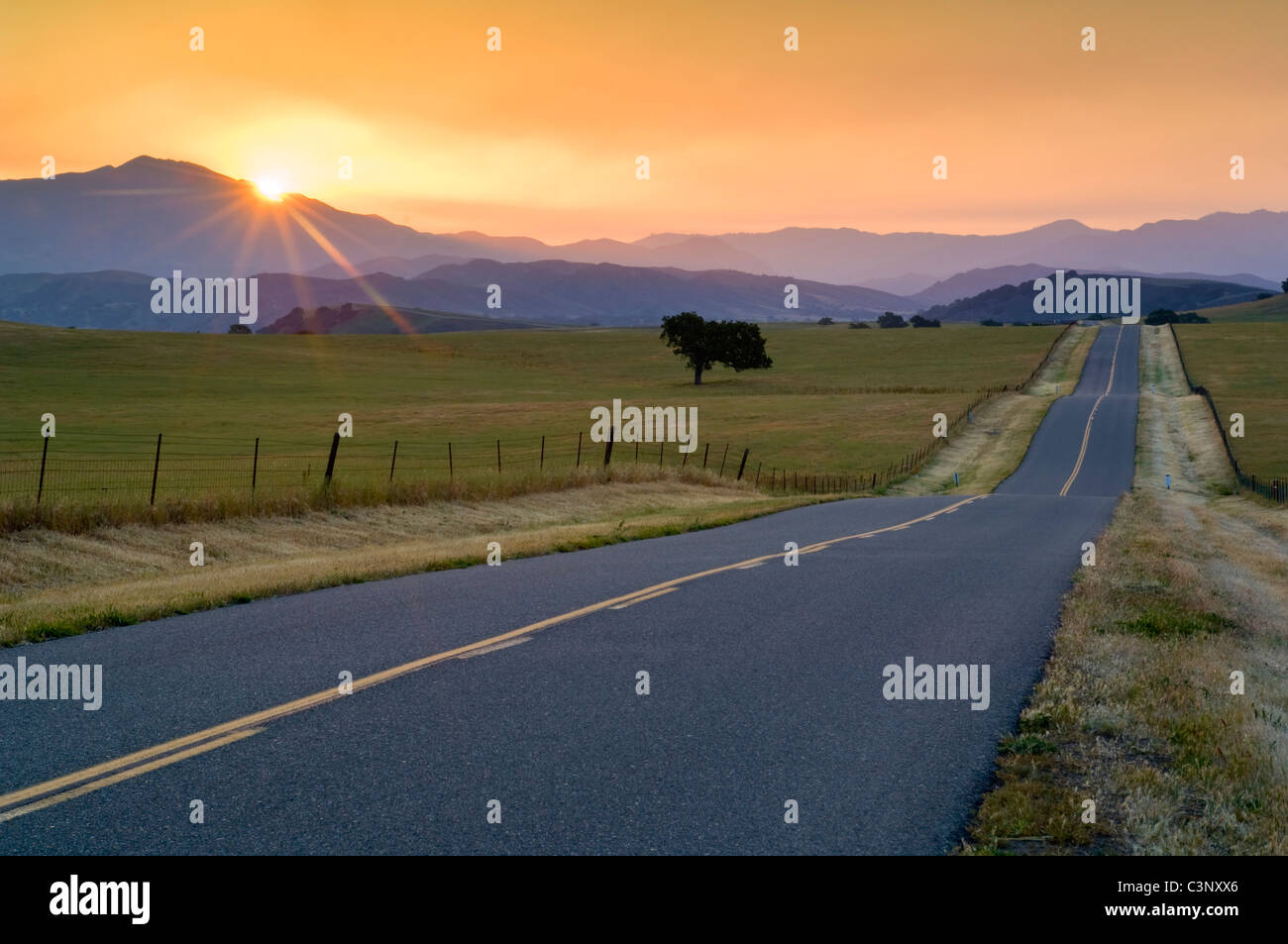 Scenery distance far in the distance the long road american hi-res ...