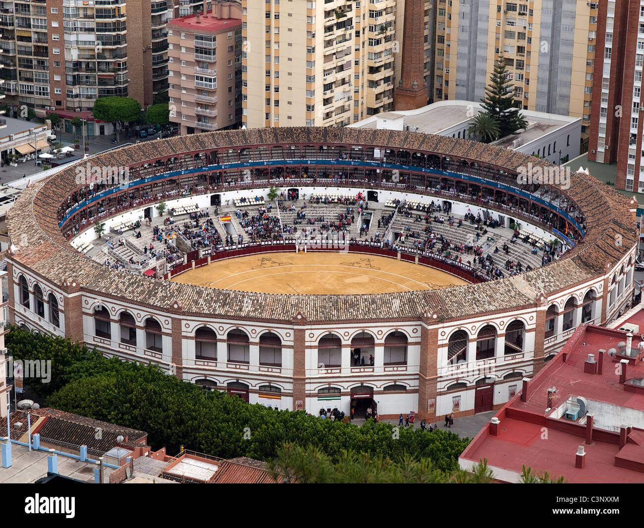 The Malagueta Bullring in Malaga, Spain Stock Photo - Alamy