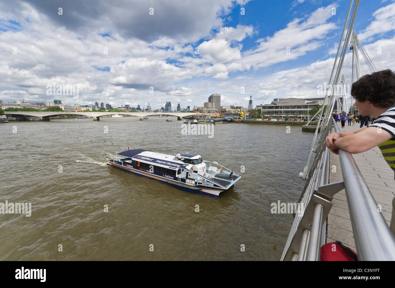 Thames clippers pier hi-res stock photography and images - Alamy