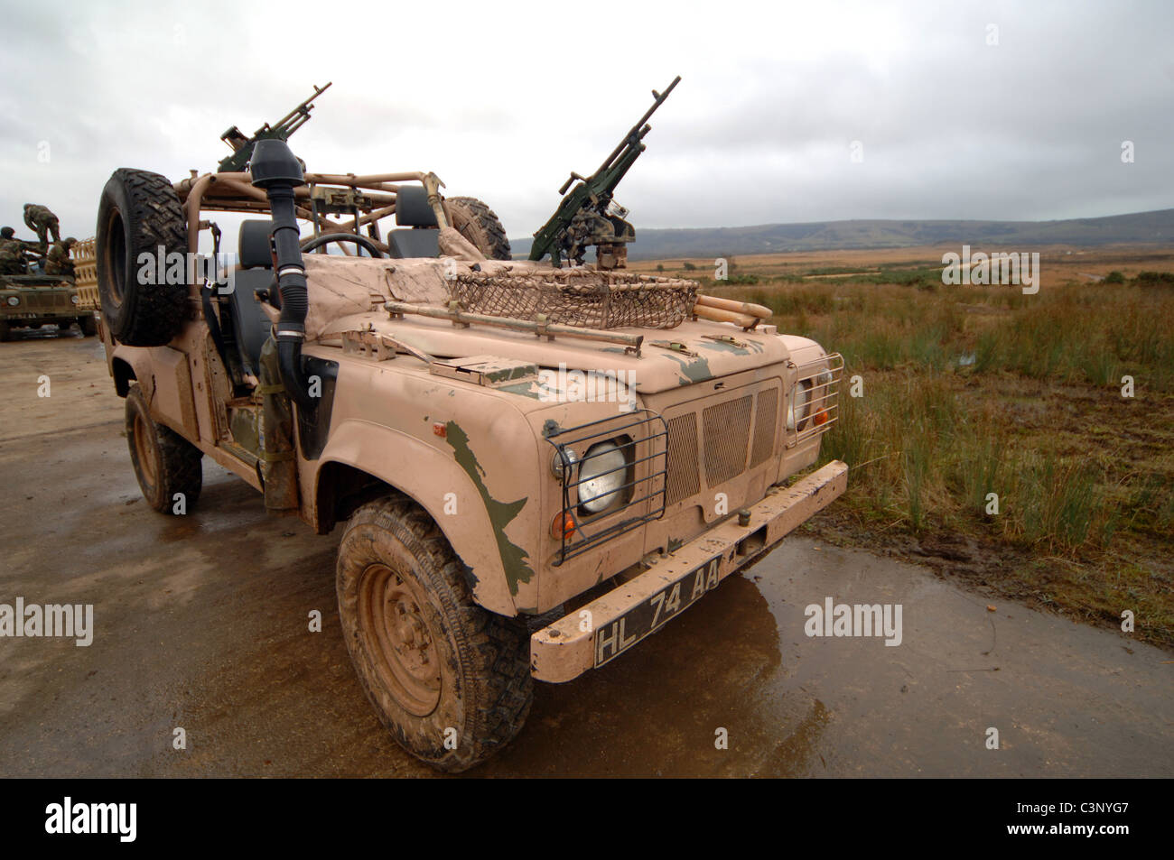 Pink land rover Approximately a hundred Series IIA 109"s were adapted ...