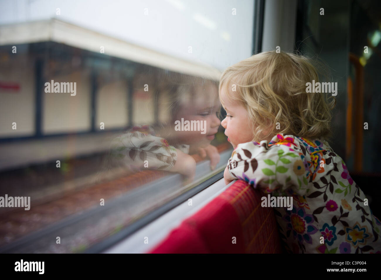 My first train journey Stock Photo - Alamy
