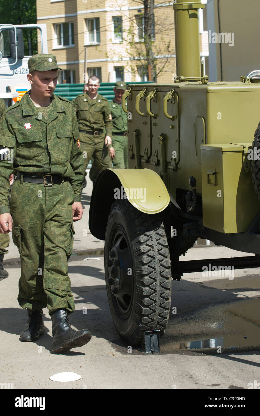 Russian field kitchen hi-res stock photography and images - Alamy