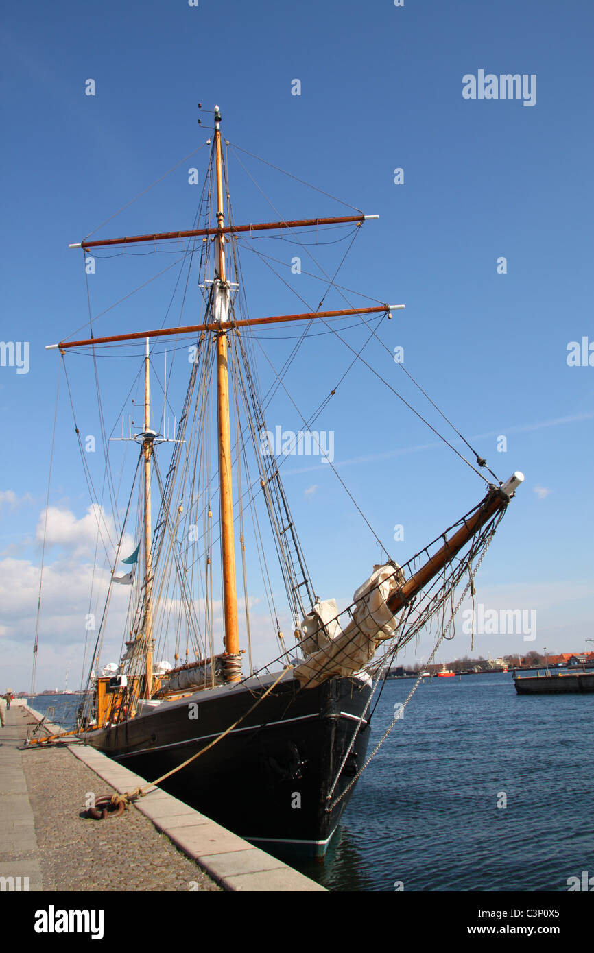Ship, the waterfront near Hy Haven, Copenhagen, Denmark Stock Photo - Alamy