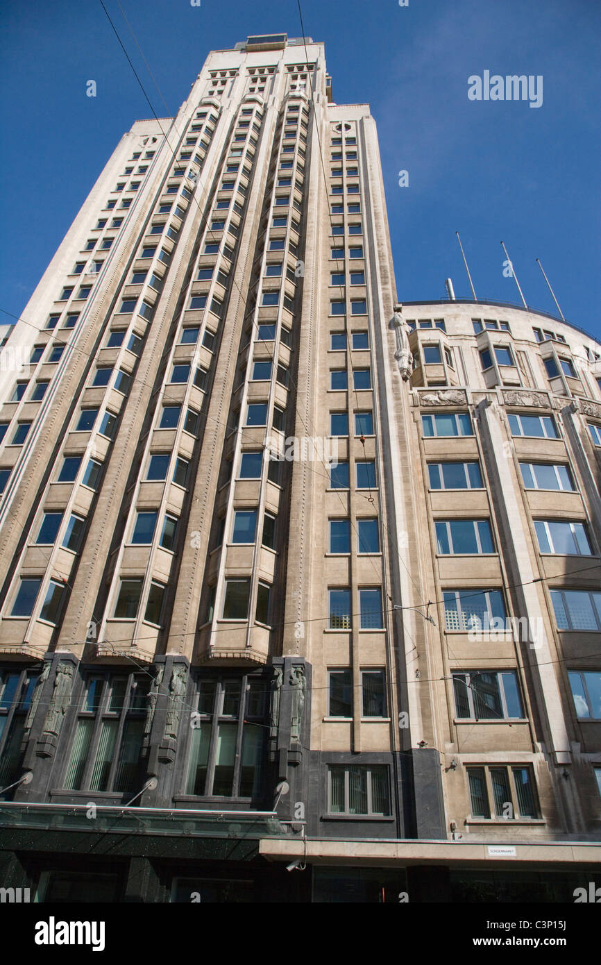 The KBC Tower, Farmer's Tower ,Boerentoren, Art Deco Skyscraper.Antwerp ...