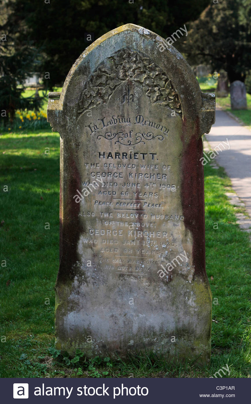 Victorian Headstone Stock Photos & Victorian Headstone Stock Images - Alamy