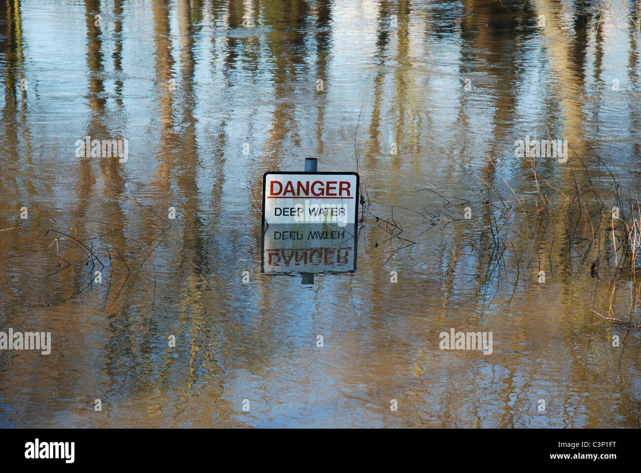 deep water, flood Stock Photo - Alamy