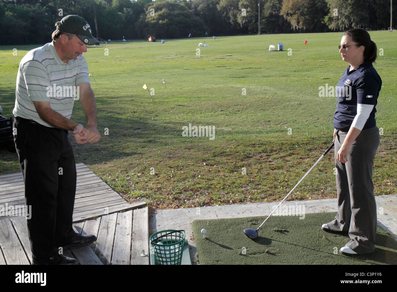 Driving range practice hi-res stock photography and images - Alamy