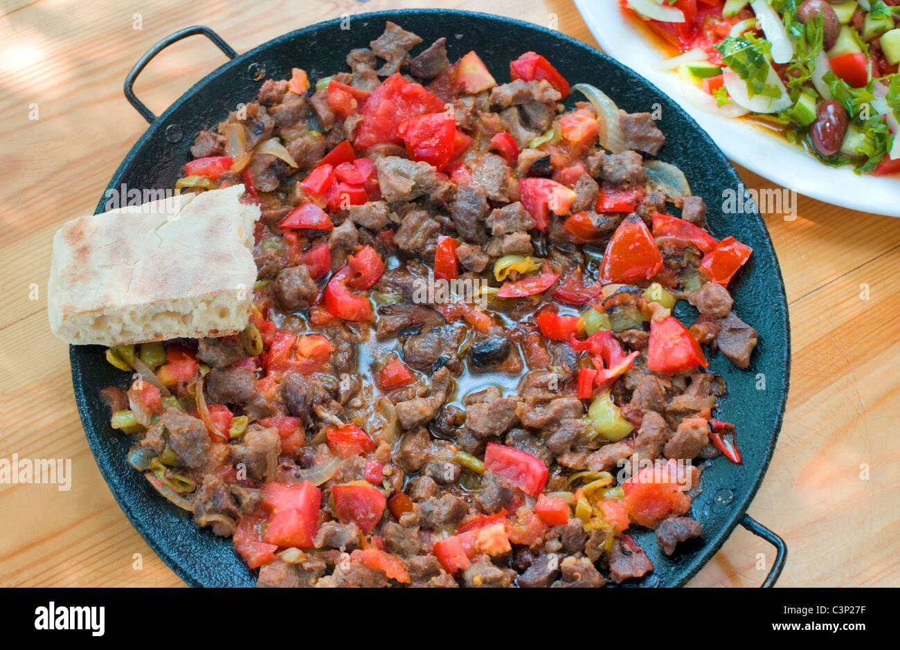 Turkish lunch, between Akbuk and Bodrum, Turkey Stock Photo - Alamy