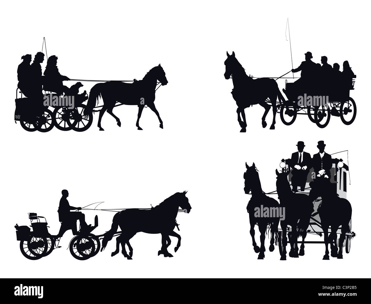 Tandem carriage hi-res stock photography and images - Alamy